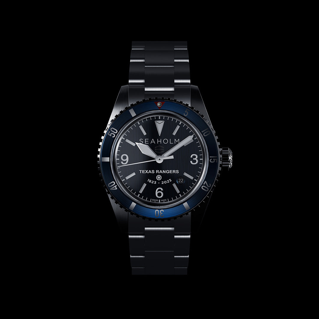 Texas Rangers Bicentennial Offshore Dive Watch – Seaholm Automatic